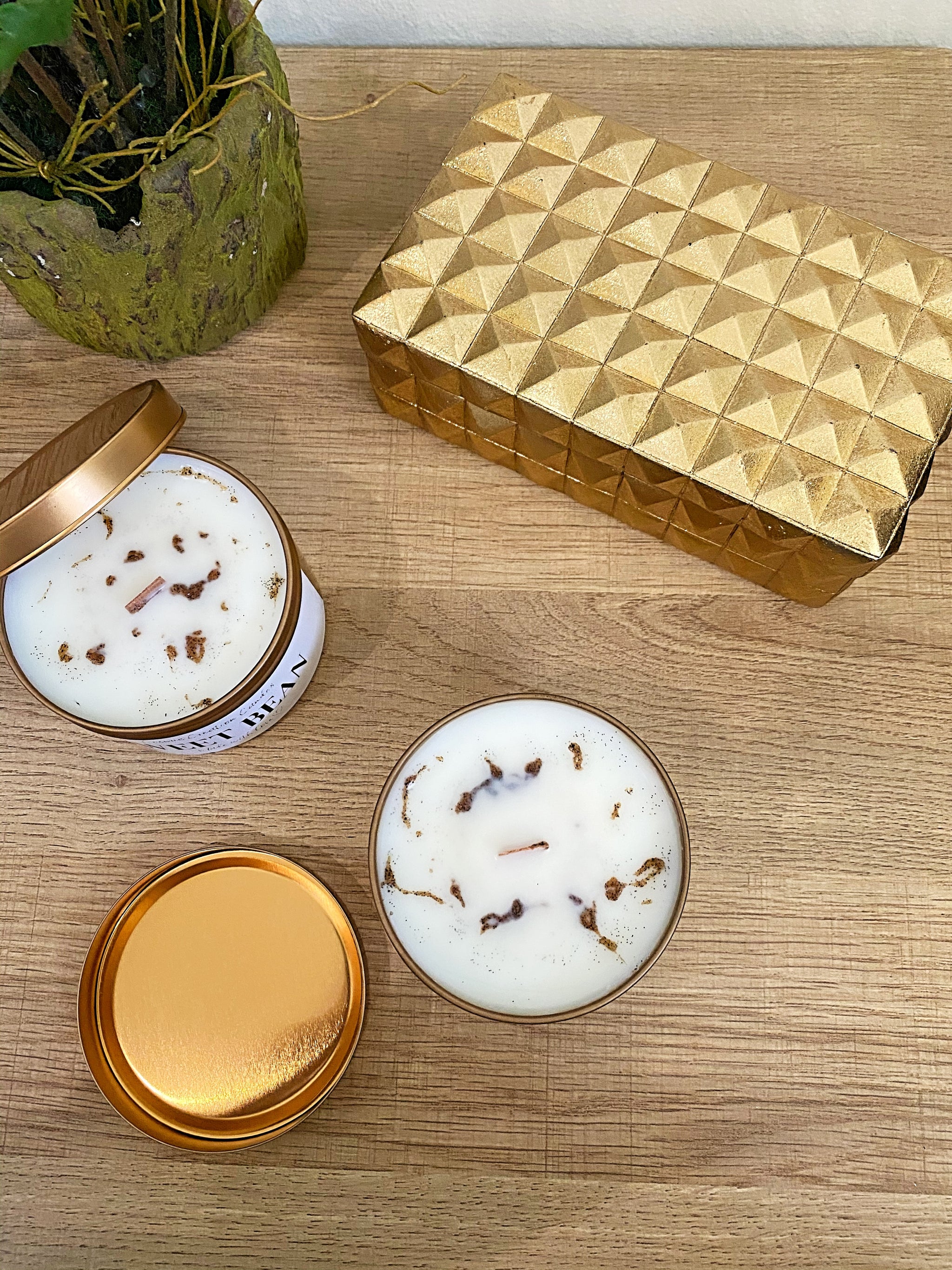 Sweet Bean, Vanilla Bean Candle, Vanilla Scented Candle, Homemade ...